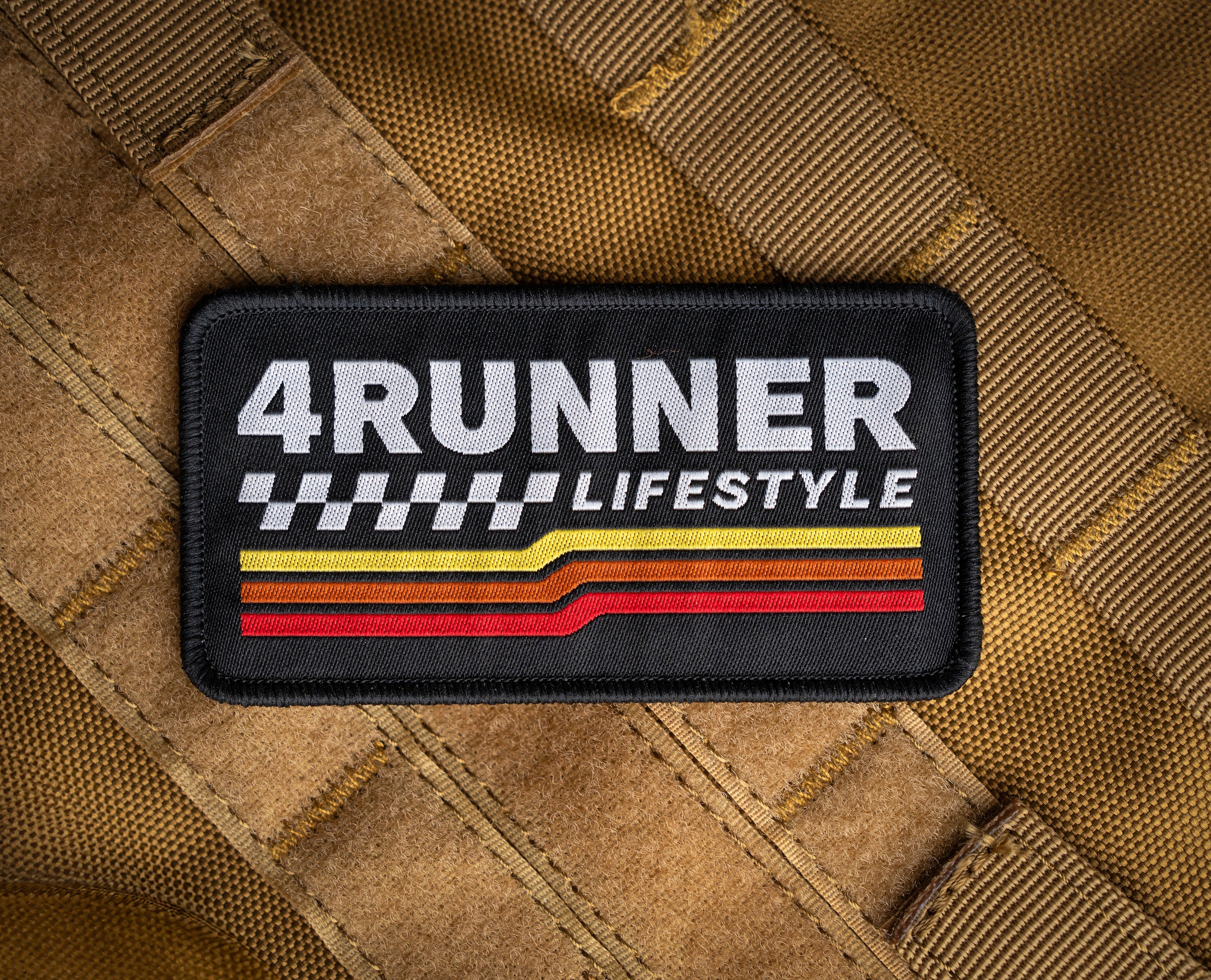 4Runner Lifestyle Black Racing Patch