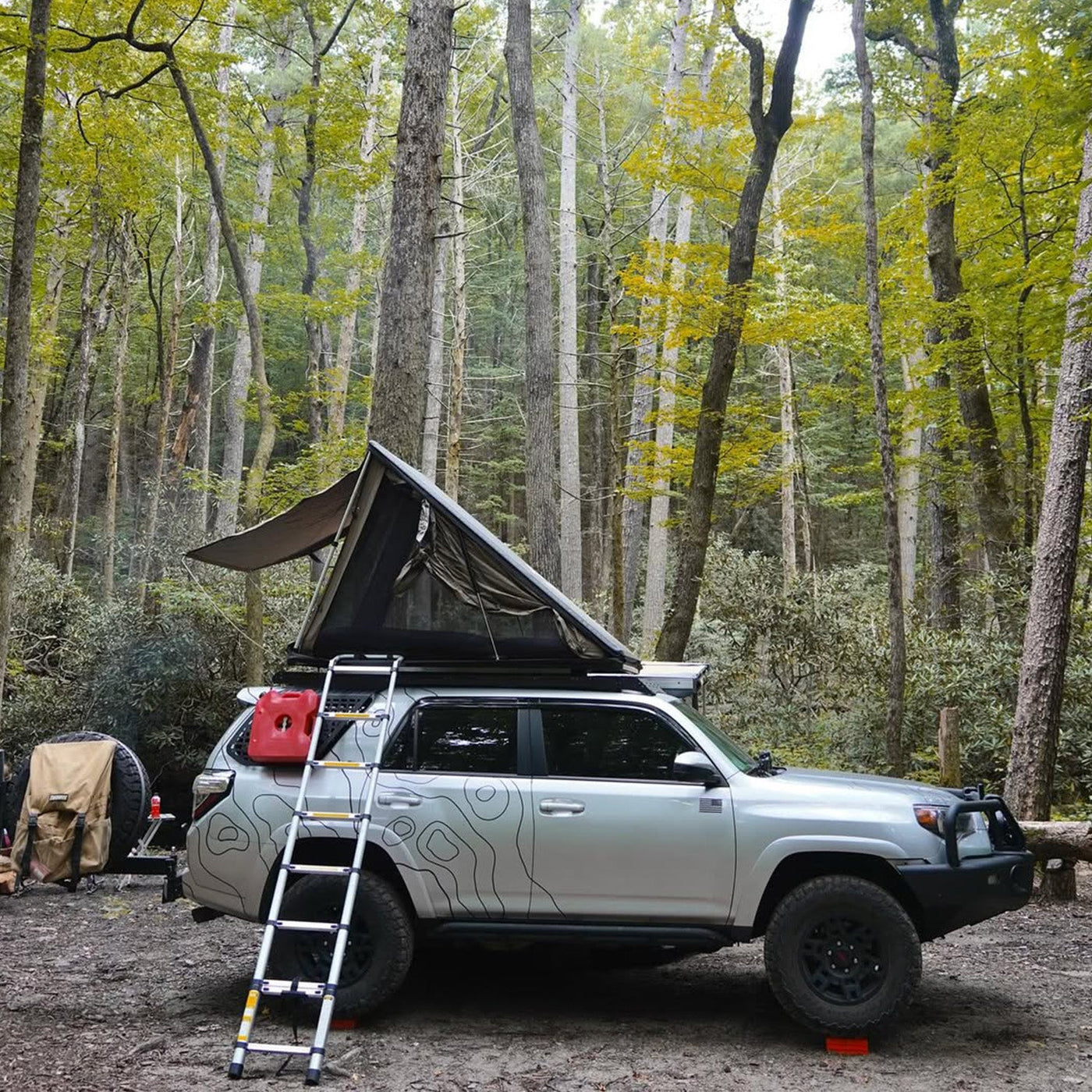 Wraplander DIY Topography Vinyl Wrap Full Car Kit — 4Runner Lifestyle