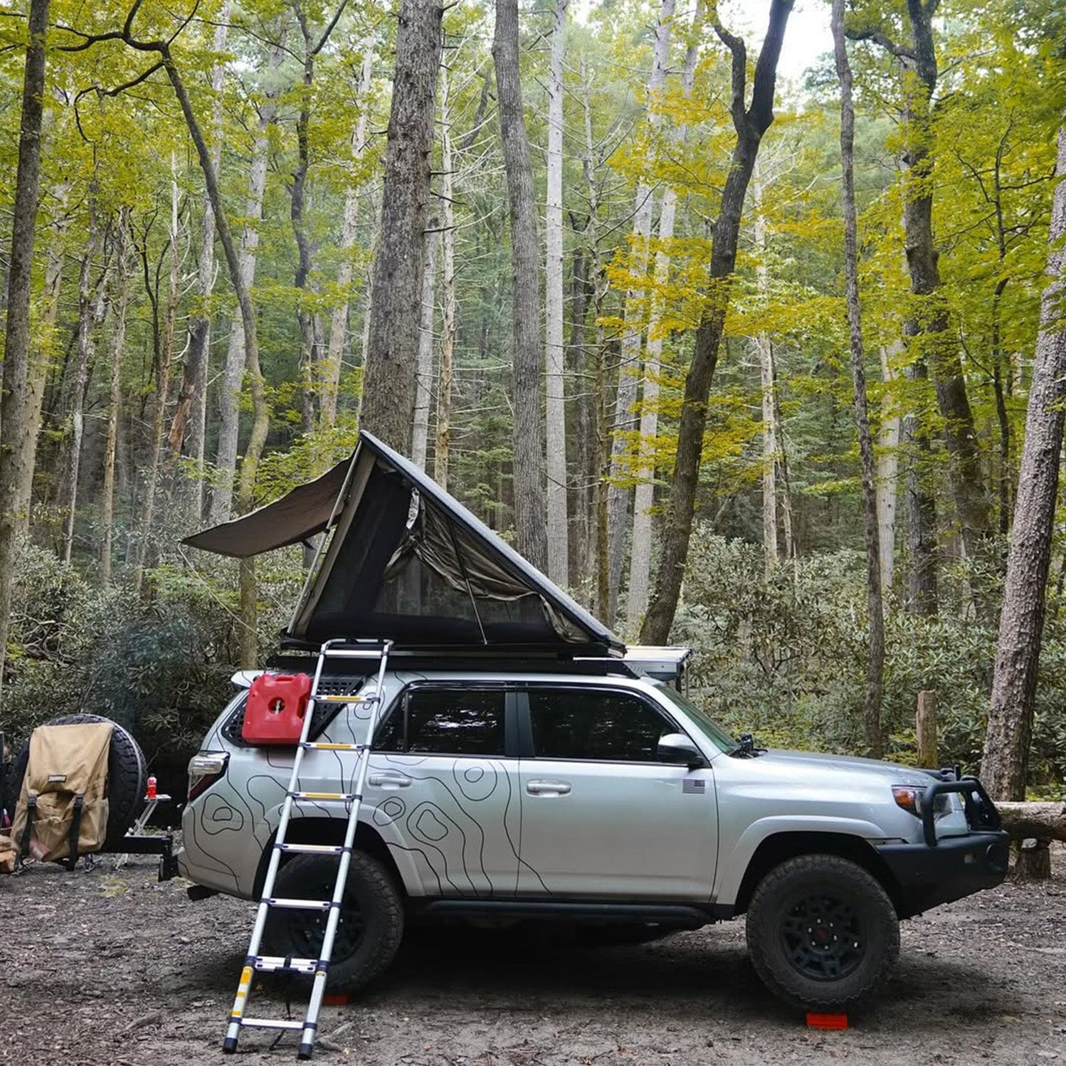 Wraplander DIY Topography Vinyl Wrap Full Car Kit — 4Runner Lifestyle