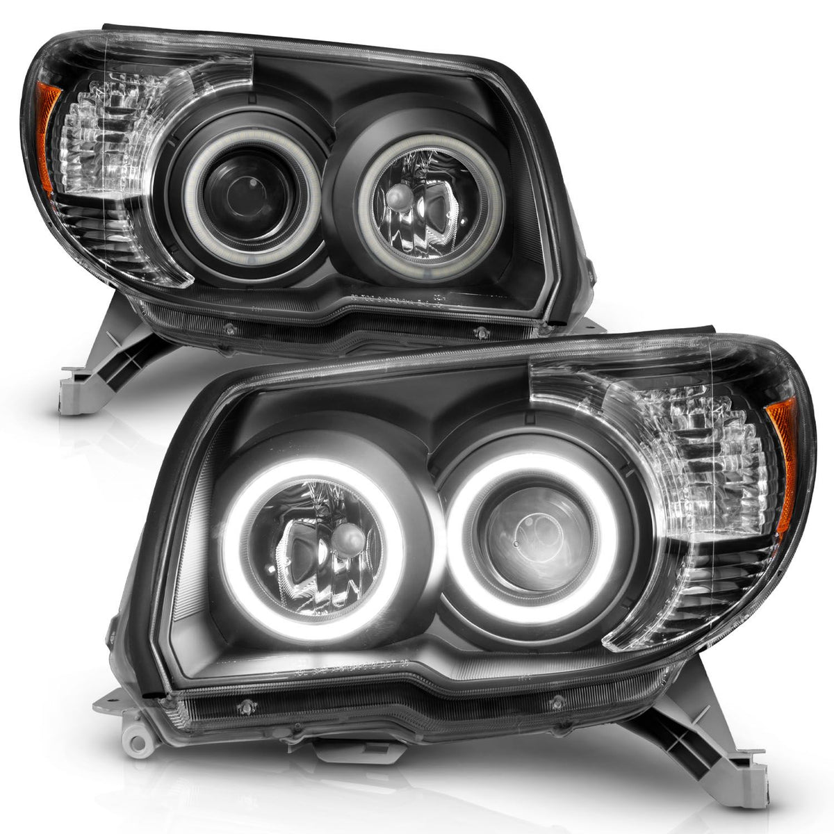 Anzo Projector Black Headlights RX Halo For 4Runner (2006-2009 ...