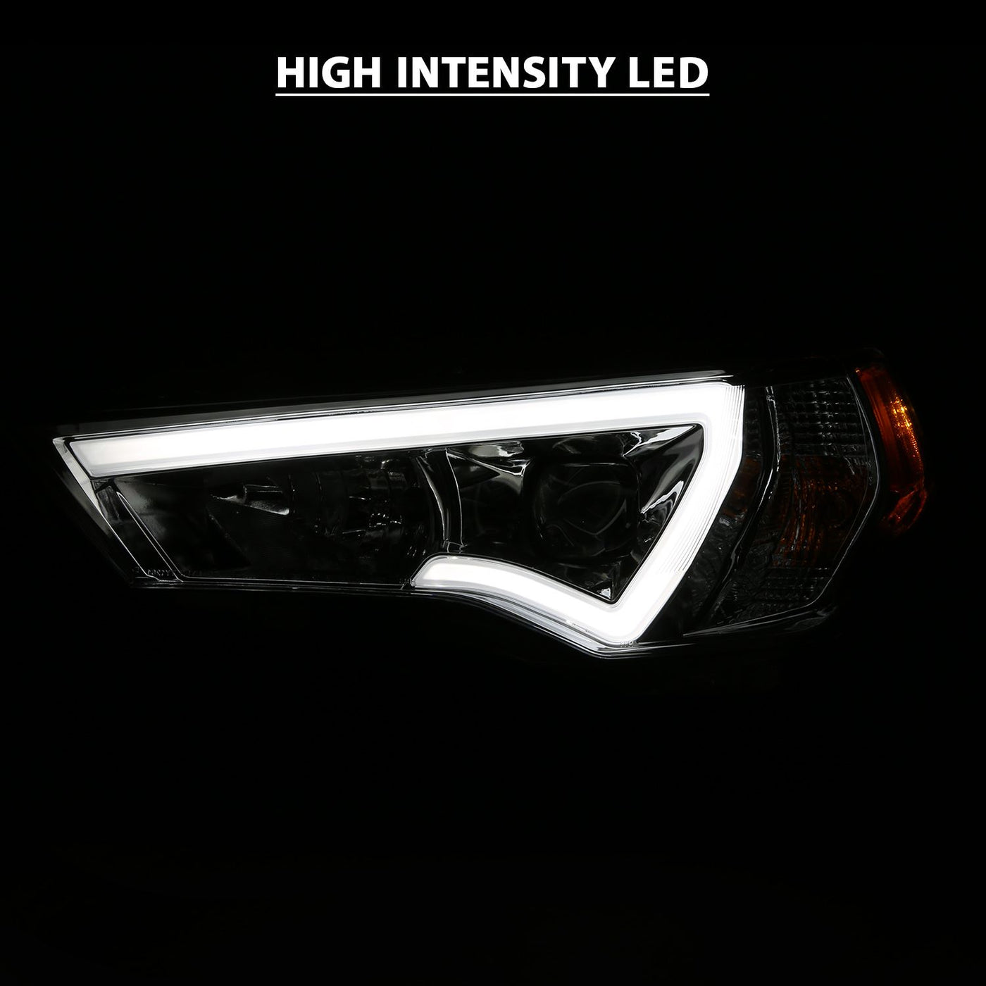 Anzo Projector Light Bar Style Chrome Headlights For 4Runner (2014-202 ...