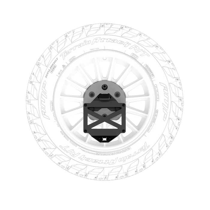 Body Armor Pro Series II Tire Carrier W/License Plate Holder for 4Runn ...