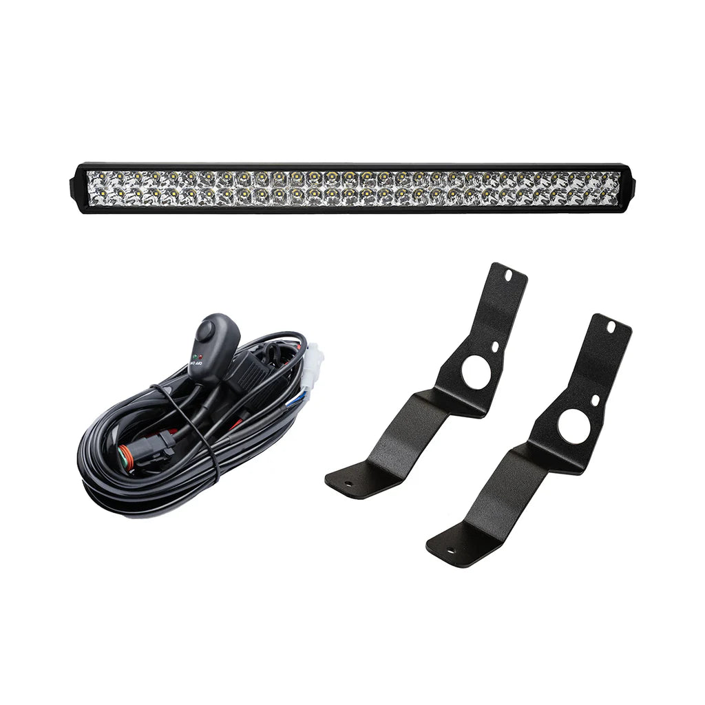 Cali Raised 32" Lo Pro Grille LED Light Bar Kit For 4Runner (2025-Curr ...