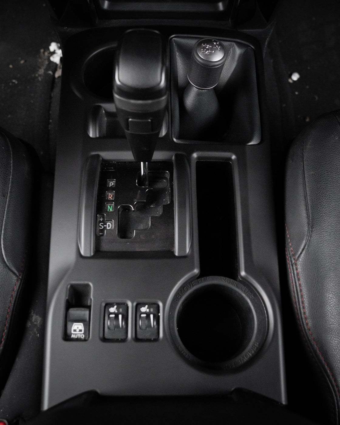 Cup Holder/Transfer Case Overlay (Manual Transfer Case) For 4Runner (2 ...