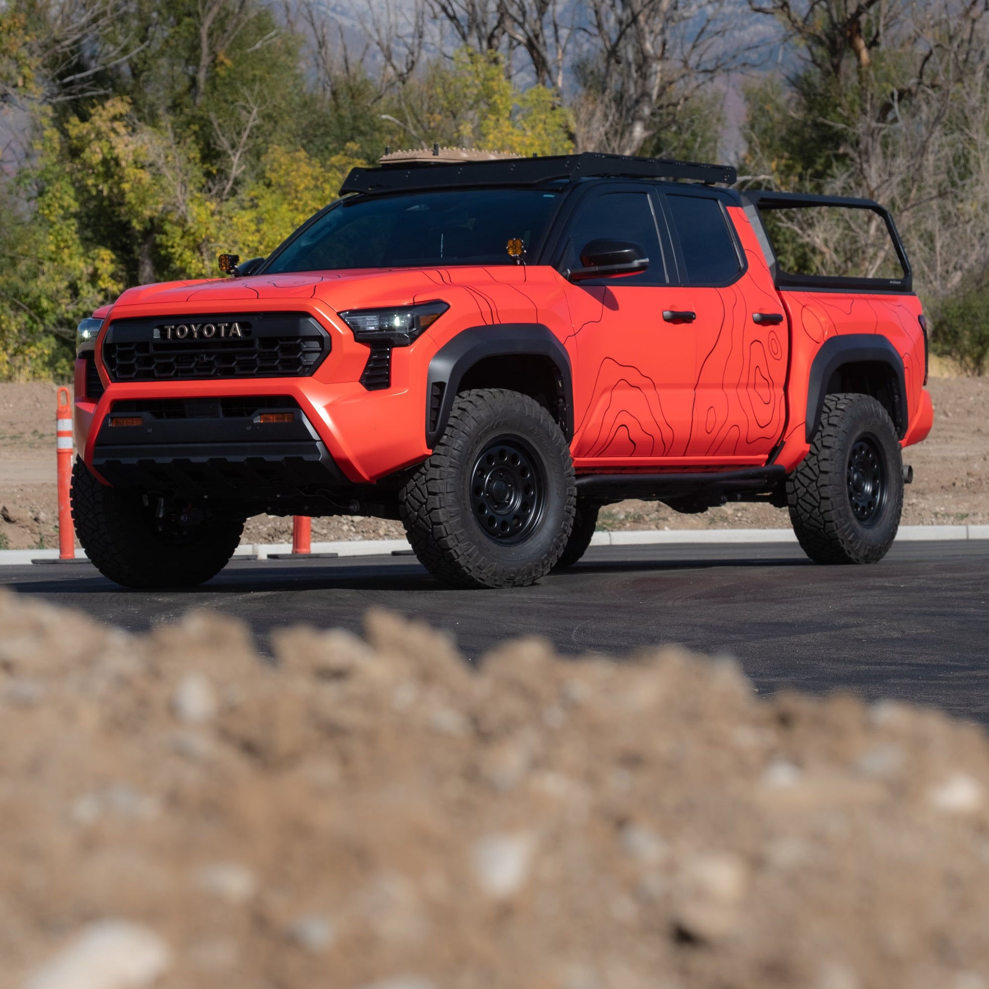 Wraplander DIY Topography Vinyl Wrap Full Car Kit — 4Runner Lifestyle