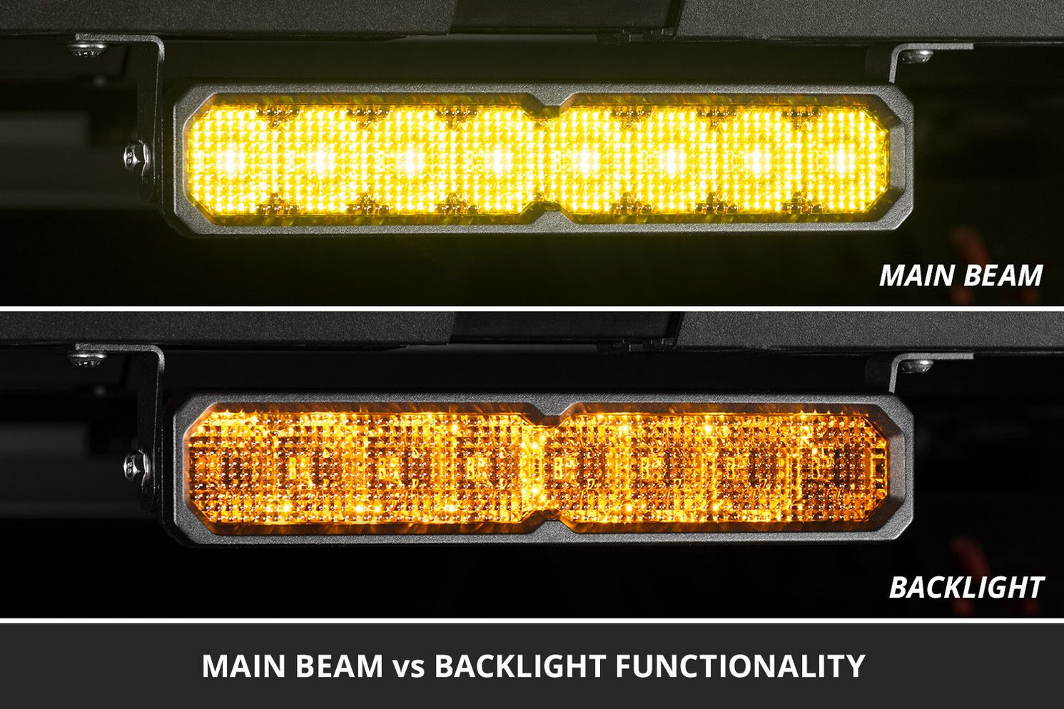 Diode Dynamics SS10 SAE/DOT Yellow LED Light Bar For 4Runner — 4Runner ...