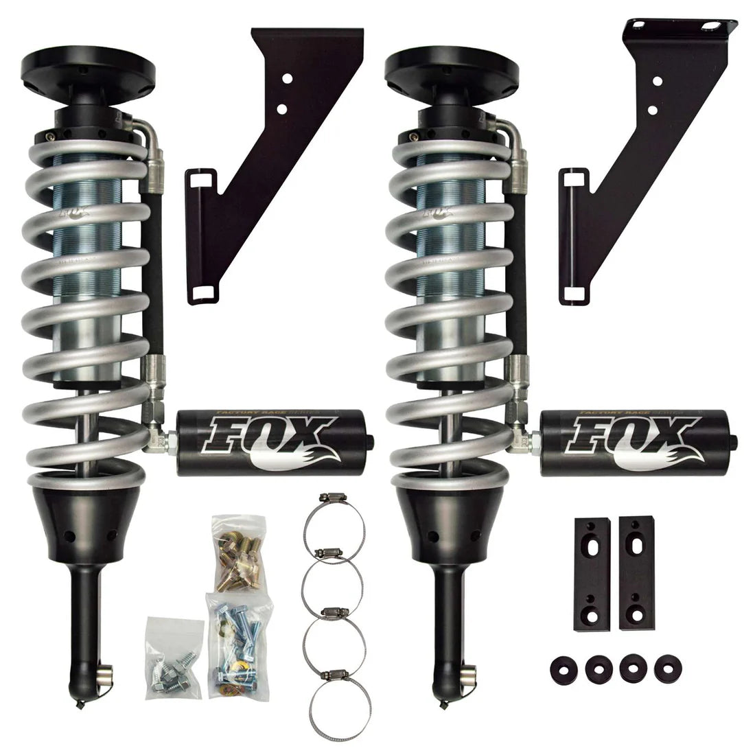 Fox Suspension 2.5 Factory Series Coilovers w/ Reservoir Front Pair w ...