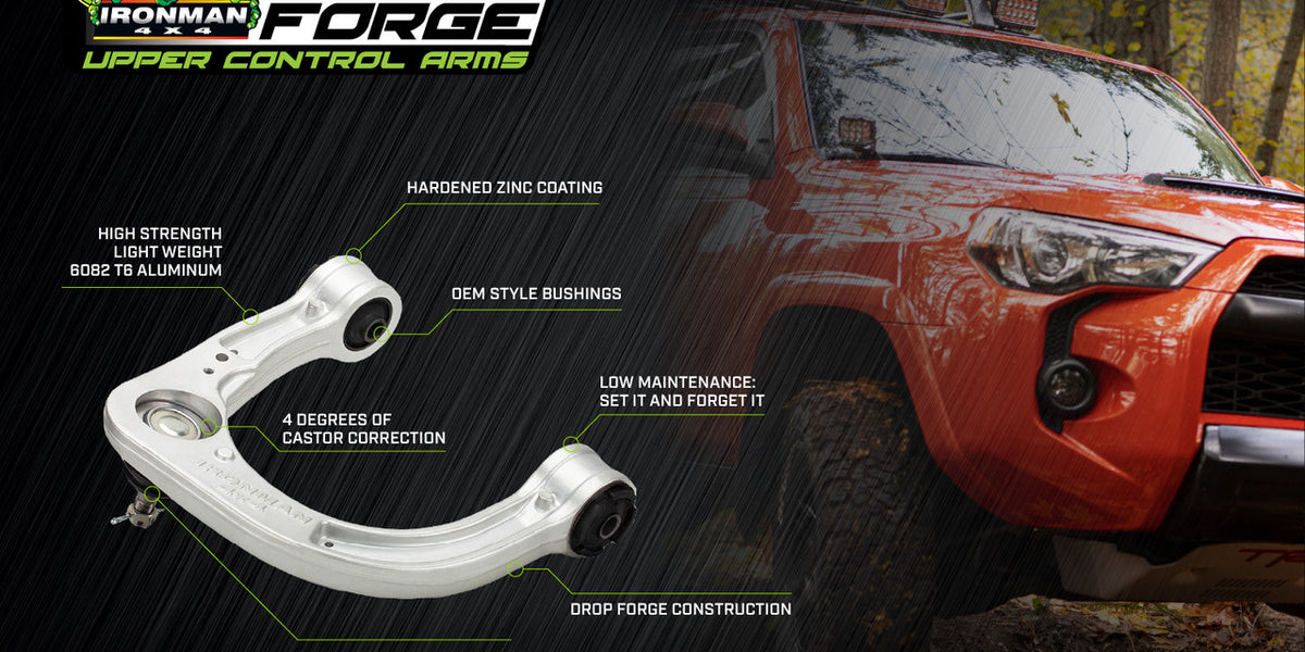 Ironman 4x4 ProForge Upper Control Arms For 4Runner (2003-2024 ...