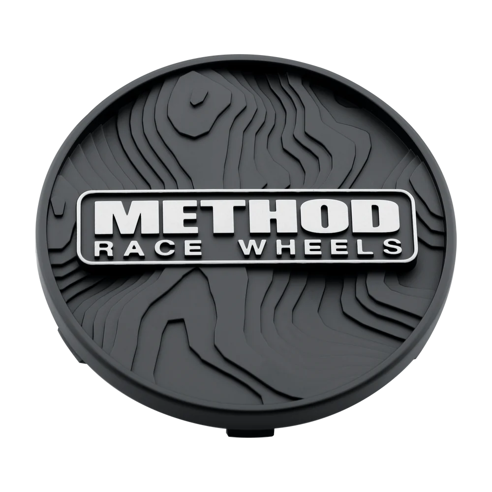 Method Race Wheels Center Cap - Topo Snap-In Black — 4Runner Lifestyle