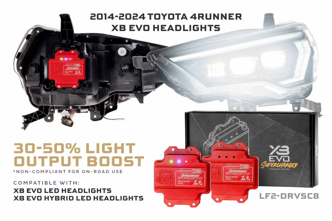 Morimoto XB EVO DUAL DRL Supercharger For 4Runner Headlights (2014-202 ...