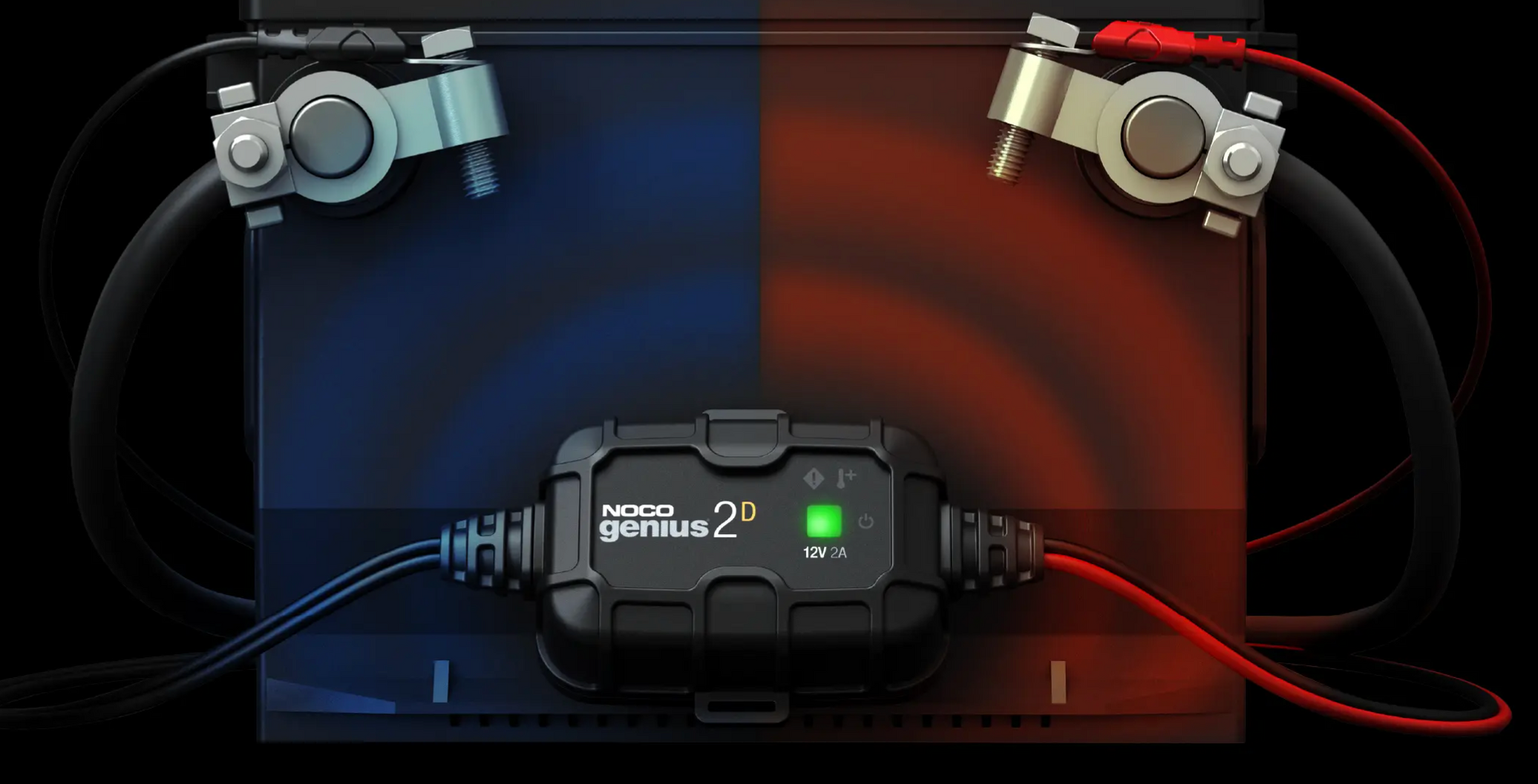 Noco GENIUS2D 12V 2A Direct-Mount Battery Charger — 4Runner Lifestyle