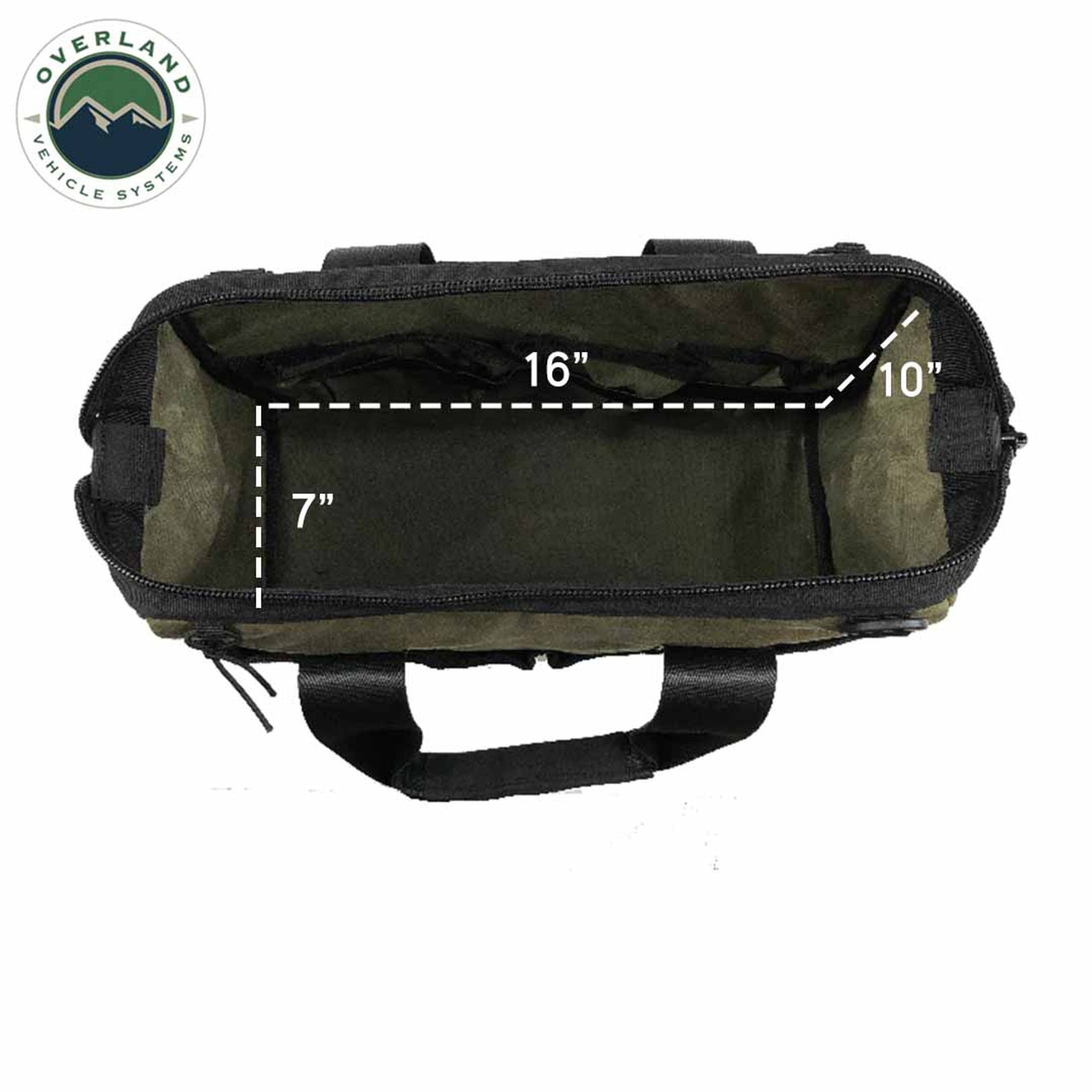 Overland Vehicle Systems All Purpose Tool Storage Bag #16 Waxed Canvas ...