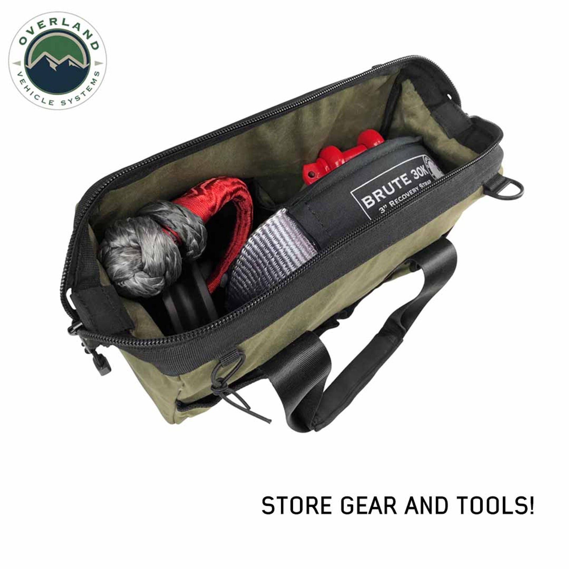 Overland Vehicle Systems All Purpose Tool Storage Bag #16 Waxed Canvas ...
