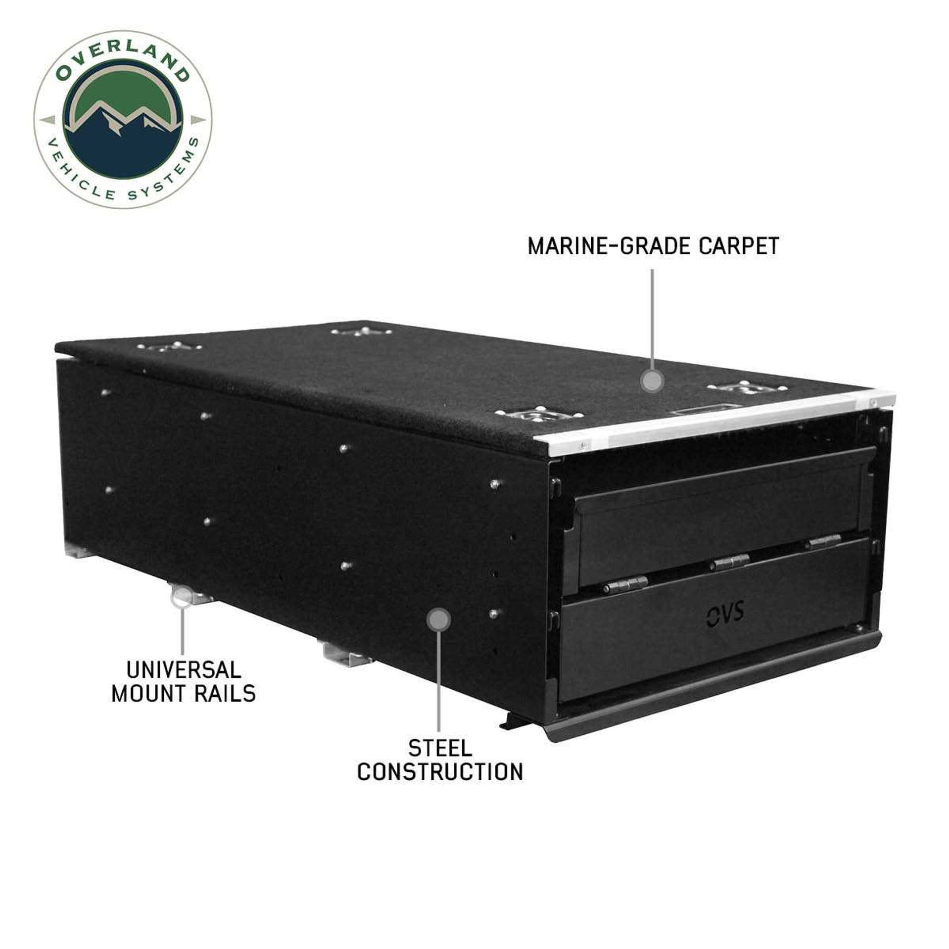 Overland Vehicle Systems Cargo Box Kitchen W/Slide Out, Storage Box ...
