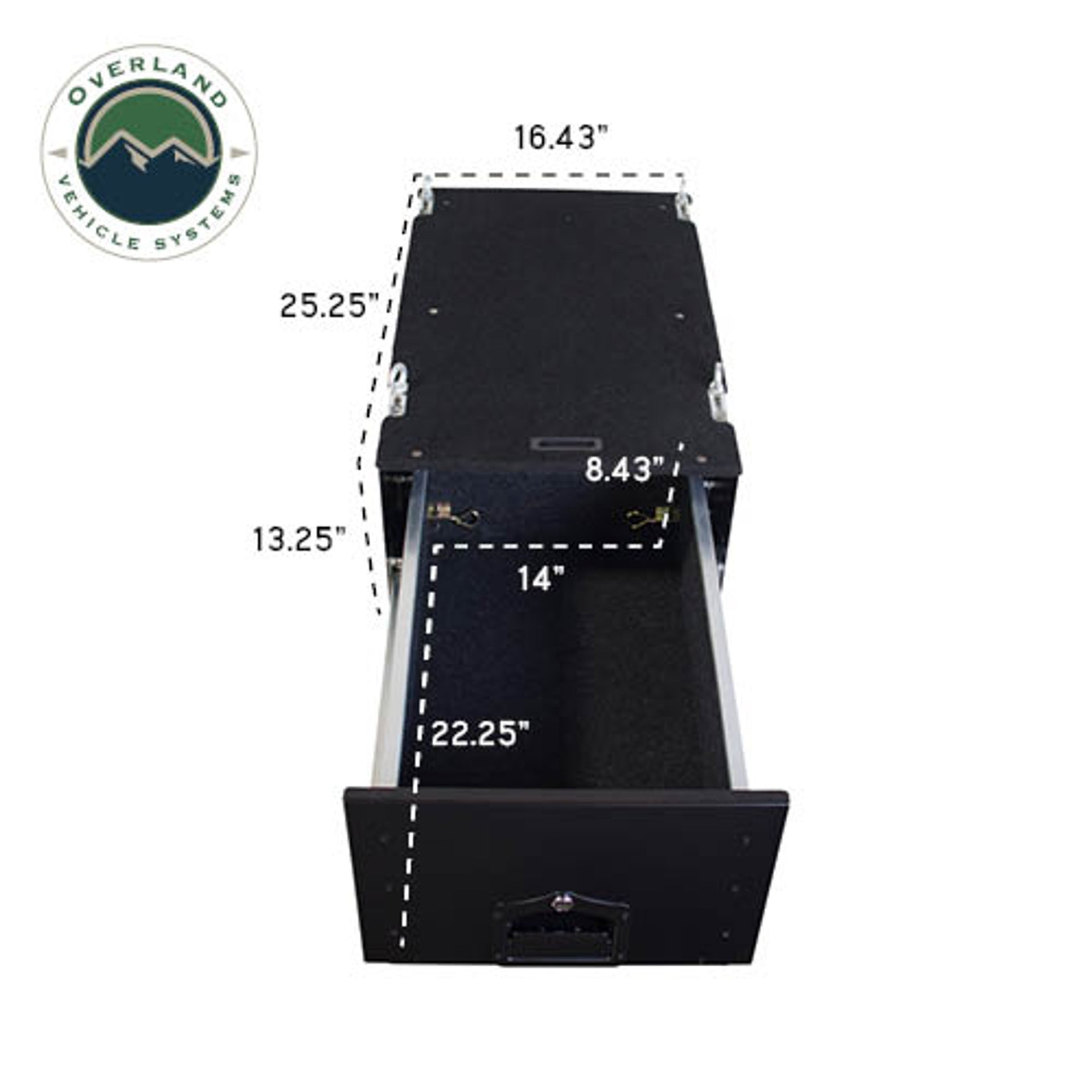 Overland Vehicle Systems Cargo Box W/Slide Out Drawer & Working Statio ...