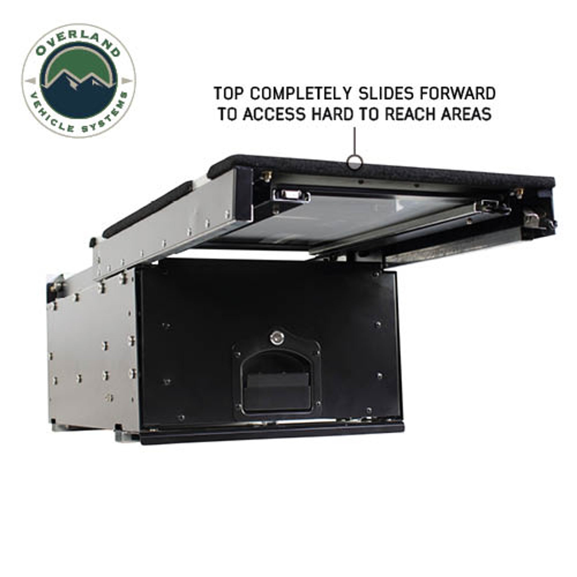 Overland Vehicle Systems Cargo Box W/Slide Out Drawer & Working Statio ...