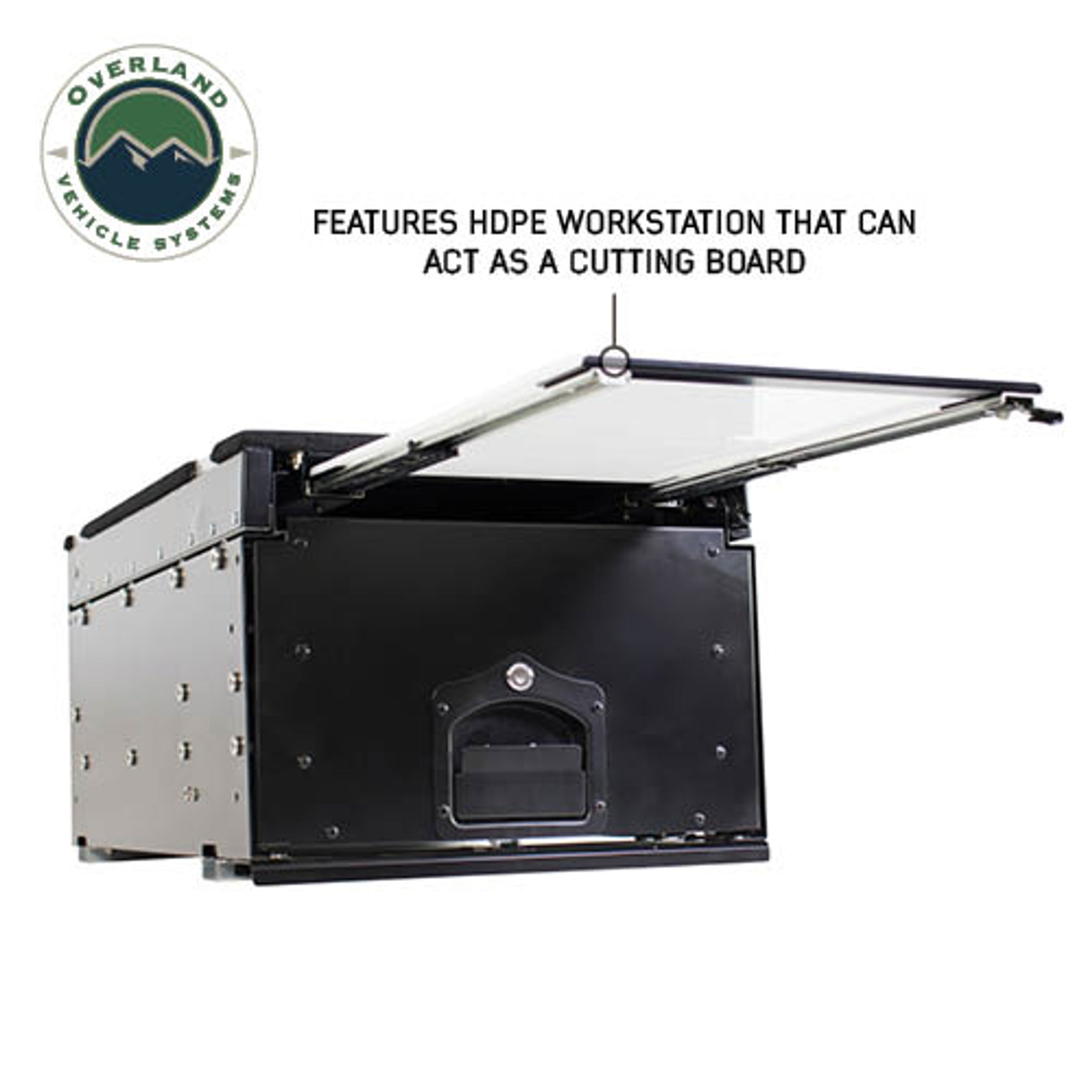 Overland Vehicle Systems Cargo Box W/Slide Out Drawer & Working Statio ...