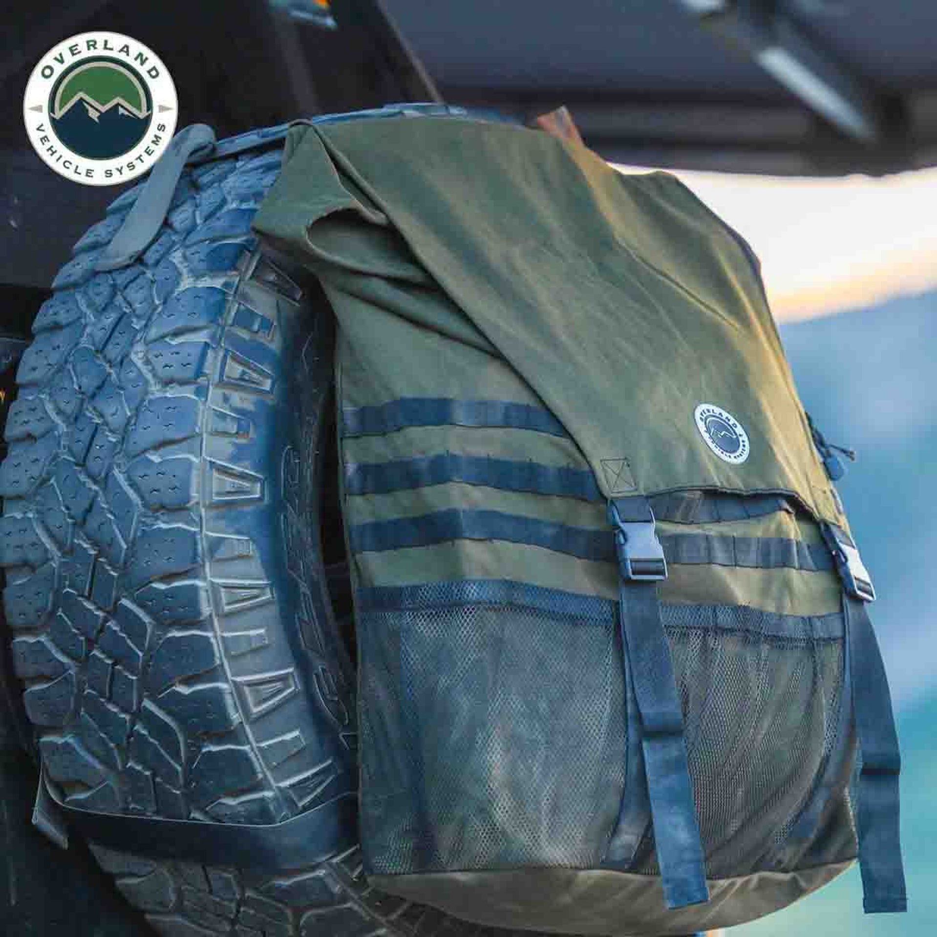 Overland Vehicle Systems Extra Large Trash Bag Tire Mount #16 Waxed Ca ...