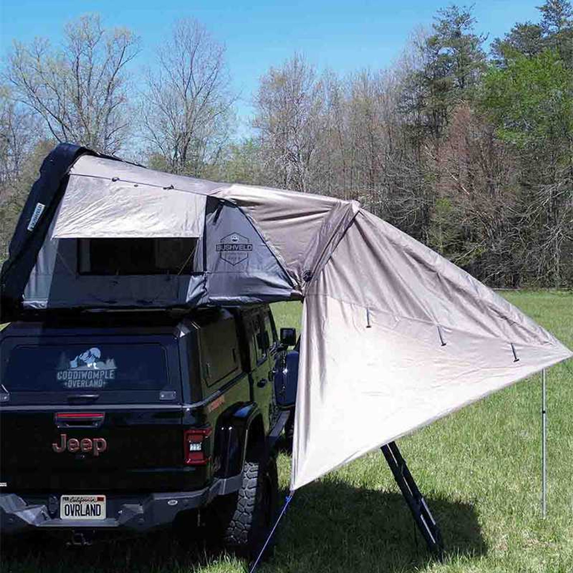 Overland Vehicle Systems HD Bushveld II Hard Shell Roof Top Tent ...