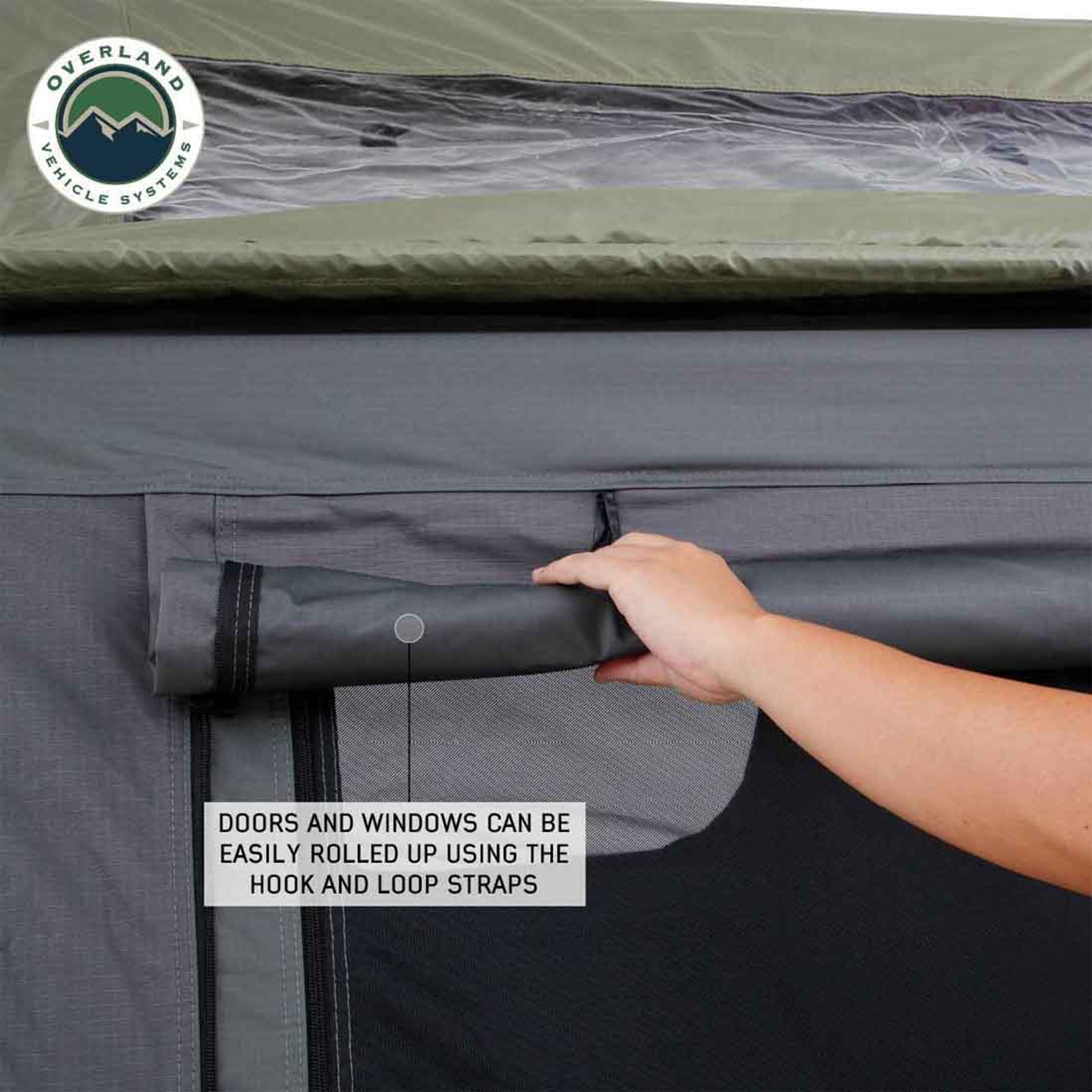 Overland Vehicle Systems HD Nomadic 3 Standard Soft Shell Roof Top Ten ...