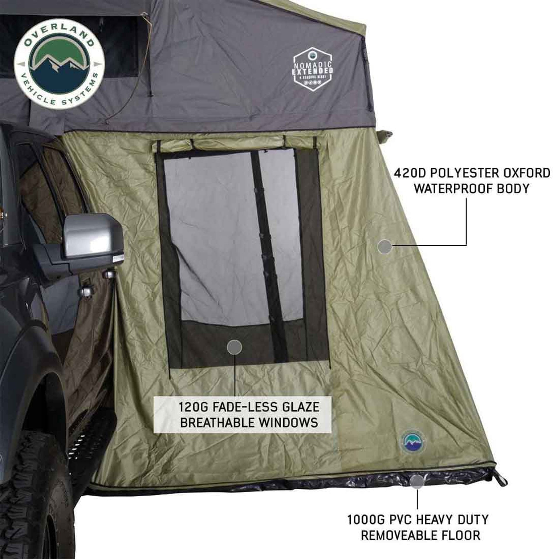 Overland Vehicle Systems HD Nomadic 4 Roof Top Tent — 4Runner Lifestyle