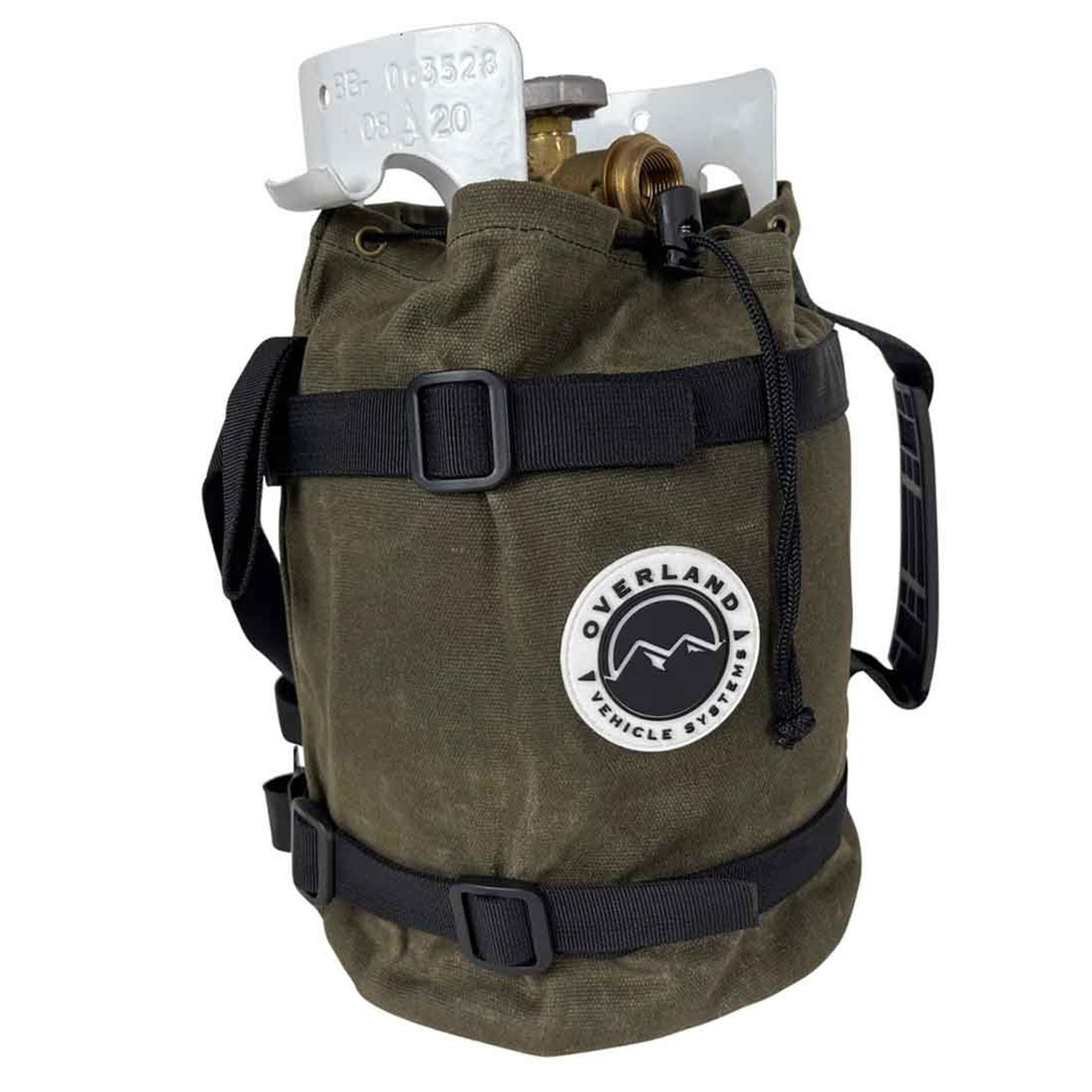 Overland Vehicle Systems Propane Bag W/Handle & Straps #16 Waxed Canva ...