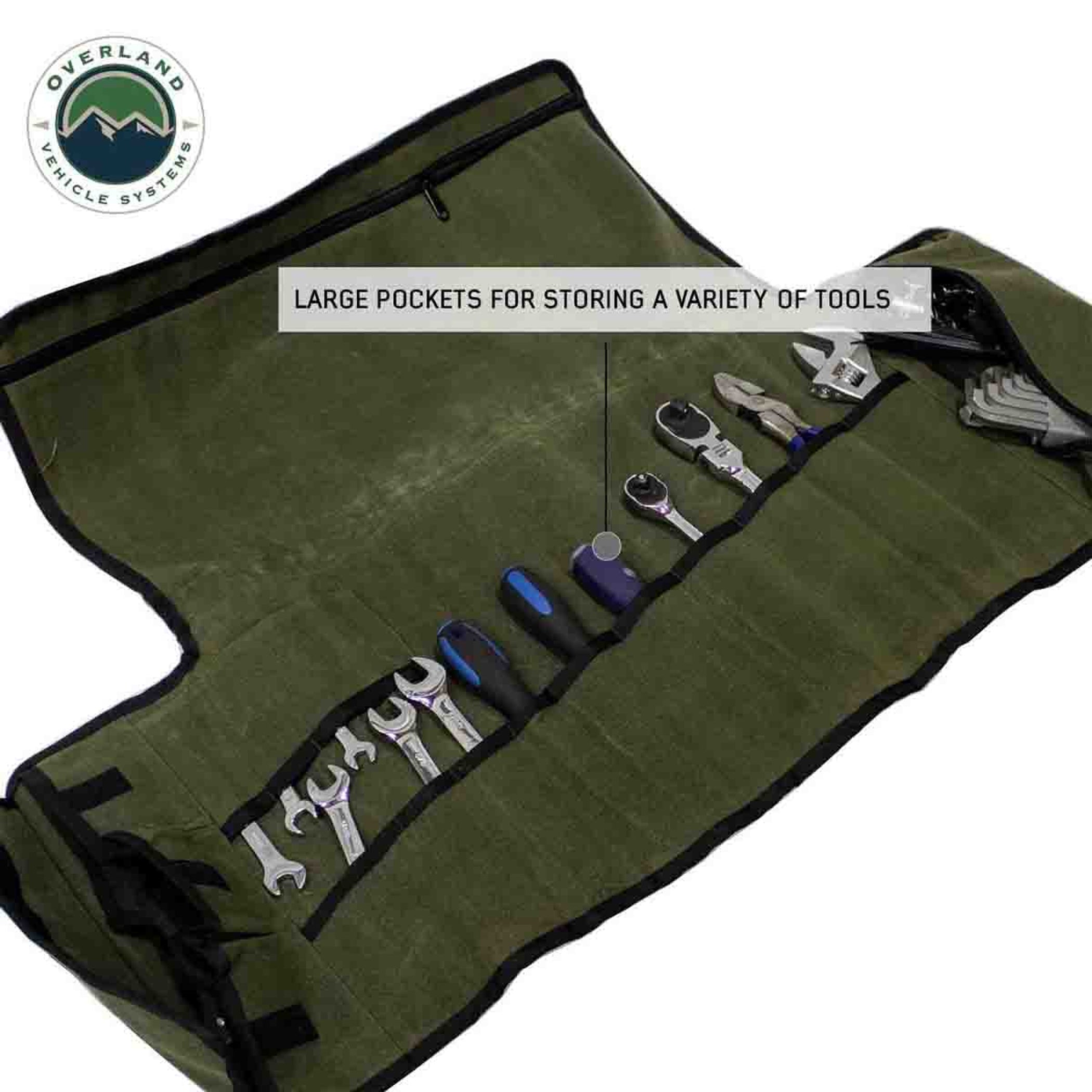 Overland Vehicle Systems Rolled General Tool Storage Bag #16 Waxed Can ...