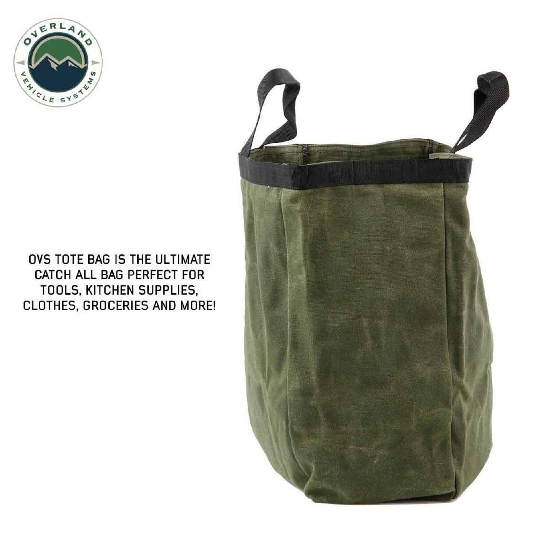 Overland Vehicle Systems Tote Bag #16 Waxed Canvas Storage — 4Runner ...