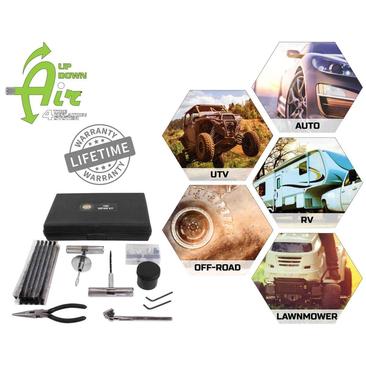 Overland Vehicle Systems 53 Piece Tire Plug Repair Kit — 4Runner Lifestyle