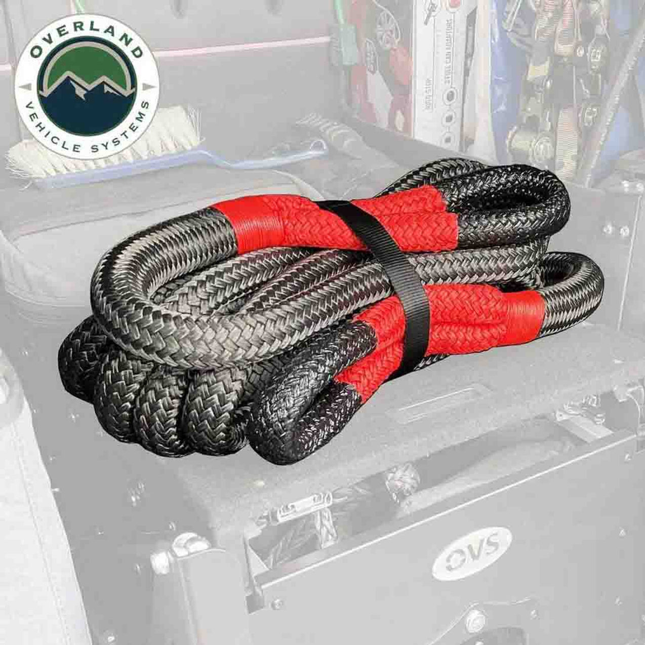 Overland Vehicle Systems Brute Kinetic Recovery Rope w/ Storage Bag ...