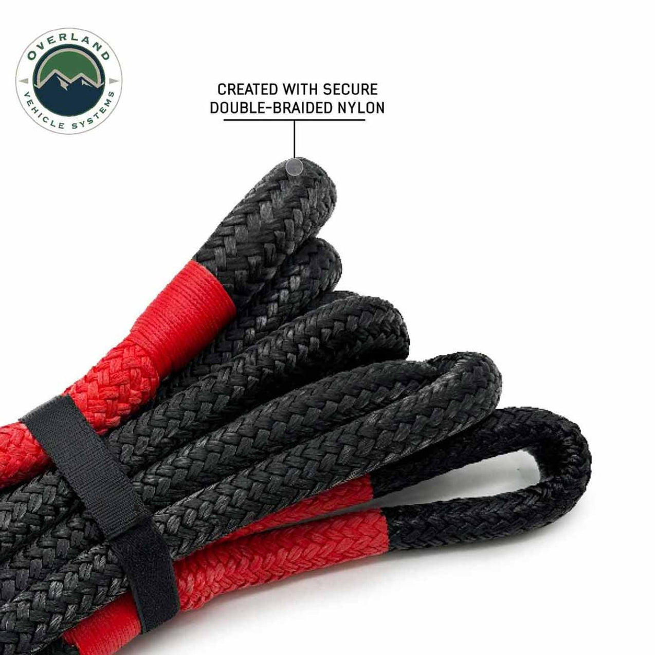 Overland Vehicle Systems Brute Kinetic Recovery Rope w/ Storage Bag ...