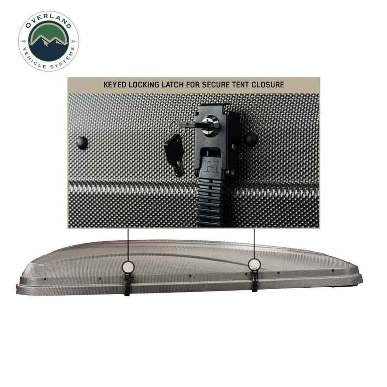 Overland Vehicle Systems HD Bundu Cantilever Hard Shell Roof Top Tent ...