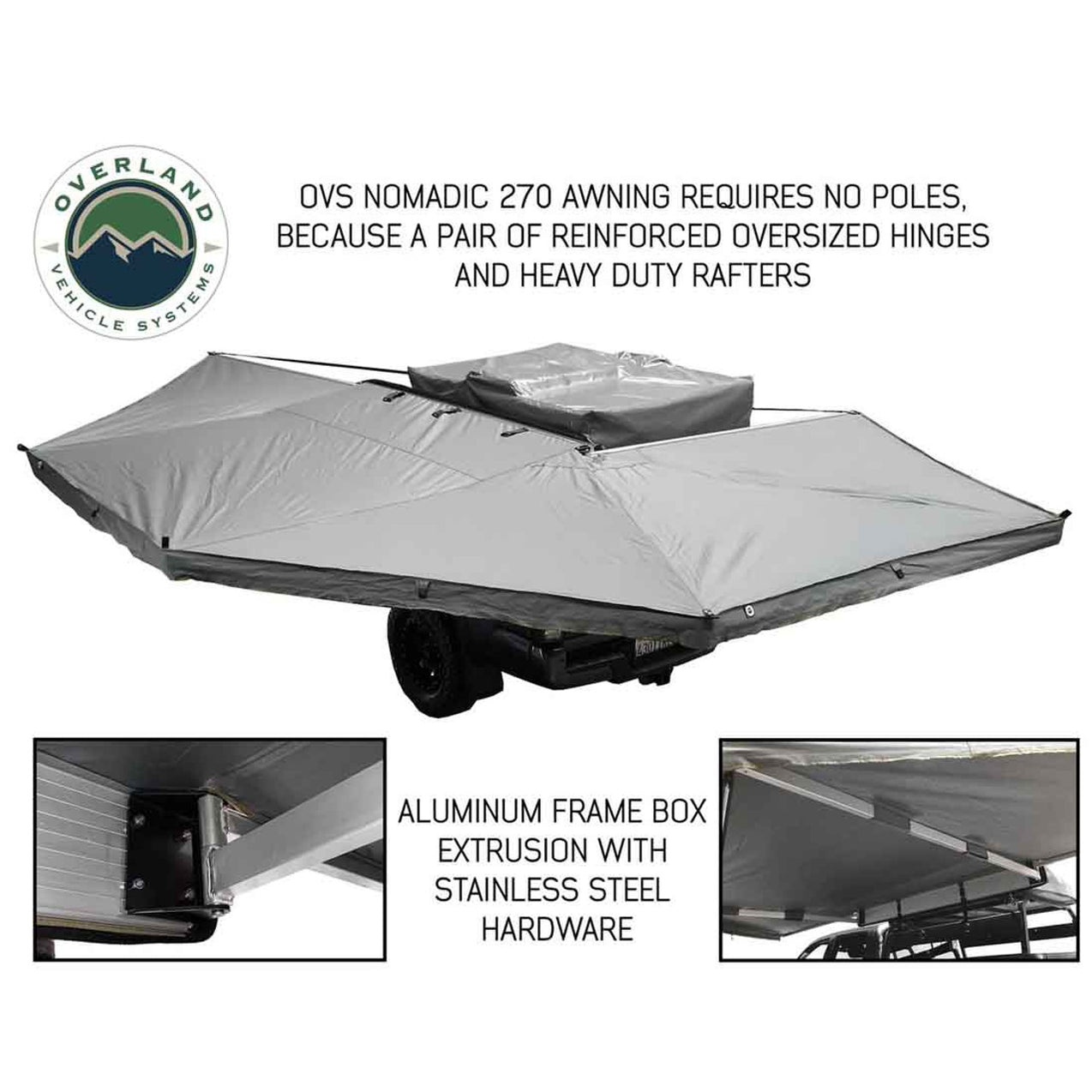 Overland Vehicle Systems HD Nomadic 270 Degree Awning — 4Runner Lifestyle