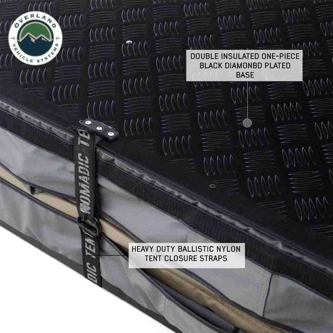 Overland Vehicle Systems HD Nomadic 4 Extended Soft Shell Roof Top Ten ...
