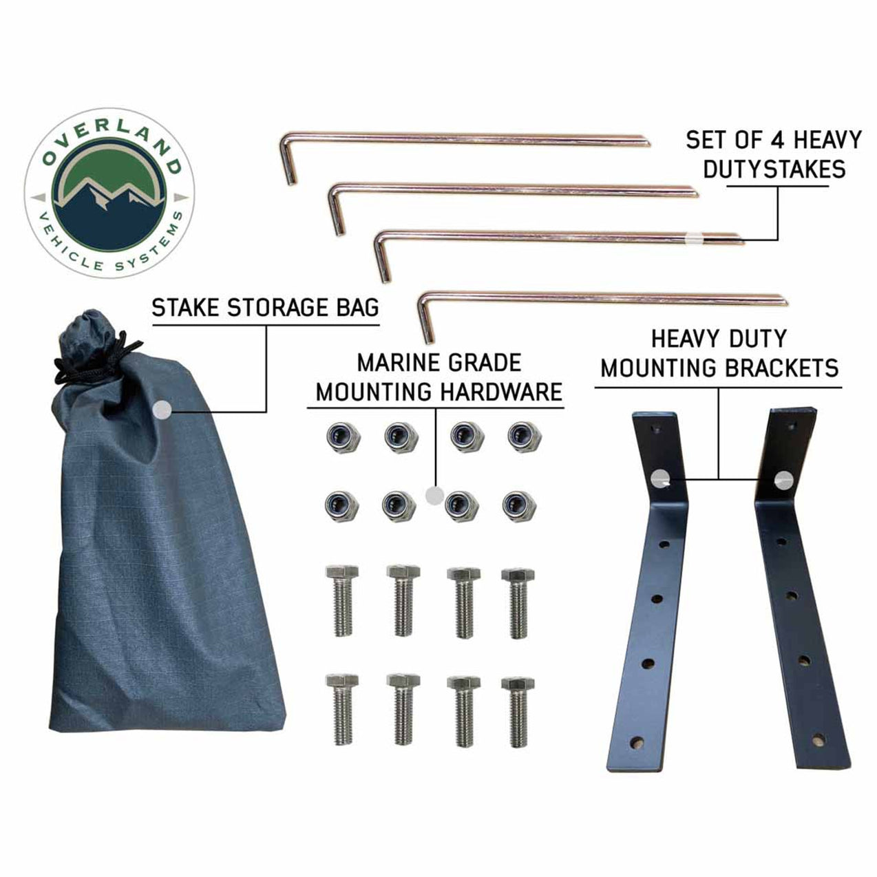 Overland Vehicle Systems HD Nomadic Car-Side Shower Room — 4Runner ...