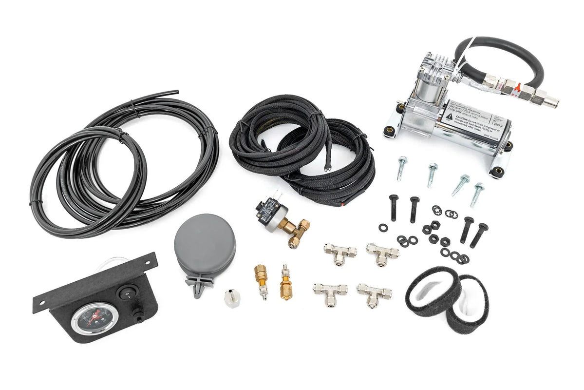 Rough Country Onboard Air Bag Compressor Kit w/Gauge — 4Runner Lifestyle