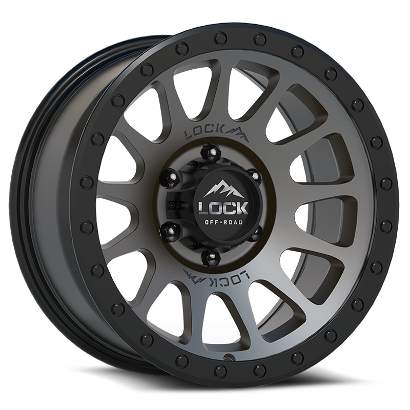 Lock Off-Road Wheels Yosemite Matte Grey — 4Runner Lifestyle