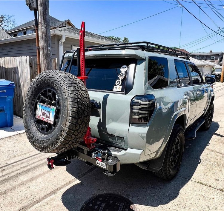Rigid Armor Armory Swing Out Hitch Tire Carrier For 4Runner (2010-2024 ...