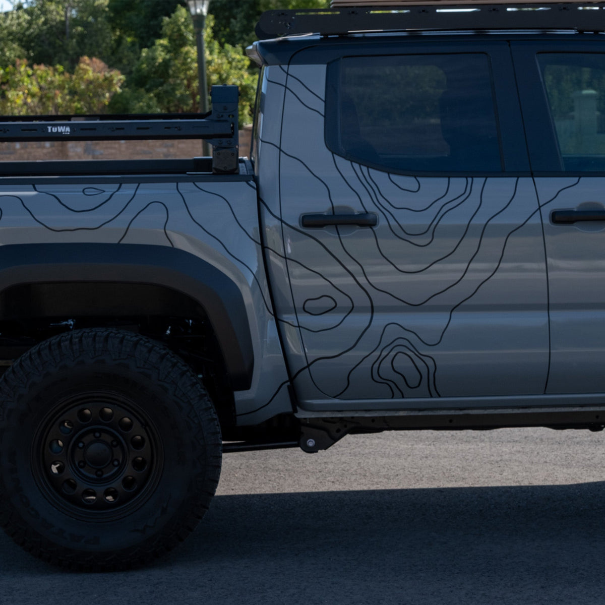 Wraplander DIY Topography Vinyl Wrap Accent/Booster Kit — 4Runner Lifestyle