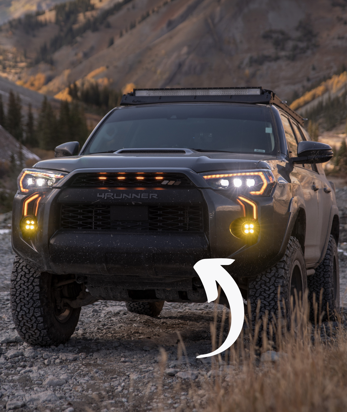 Black Lower Valance Front/Rear Replacement For 4Runner (2014-2024 ...