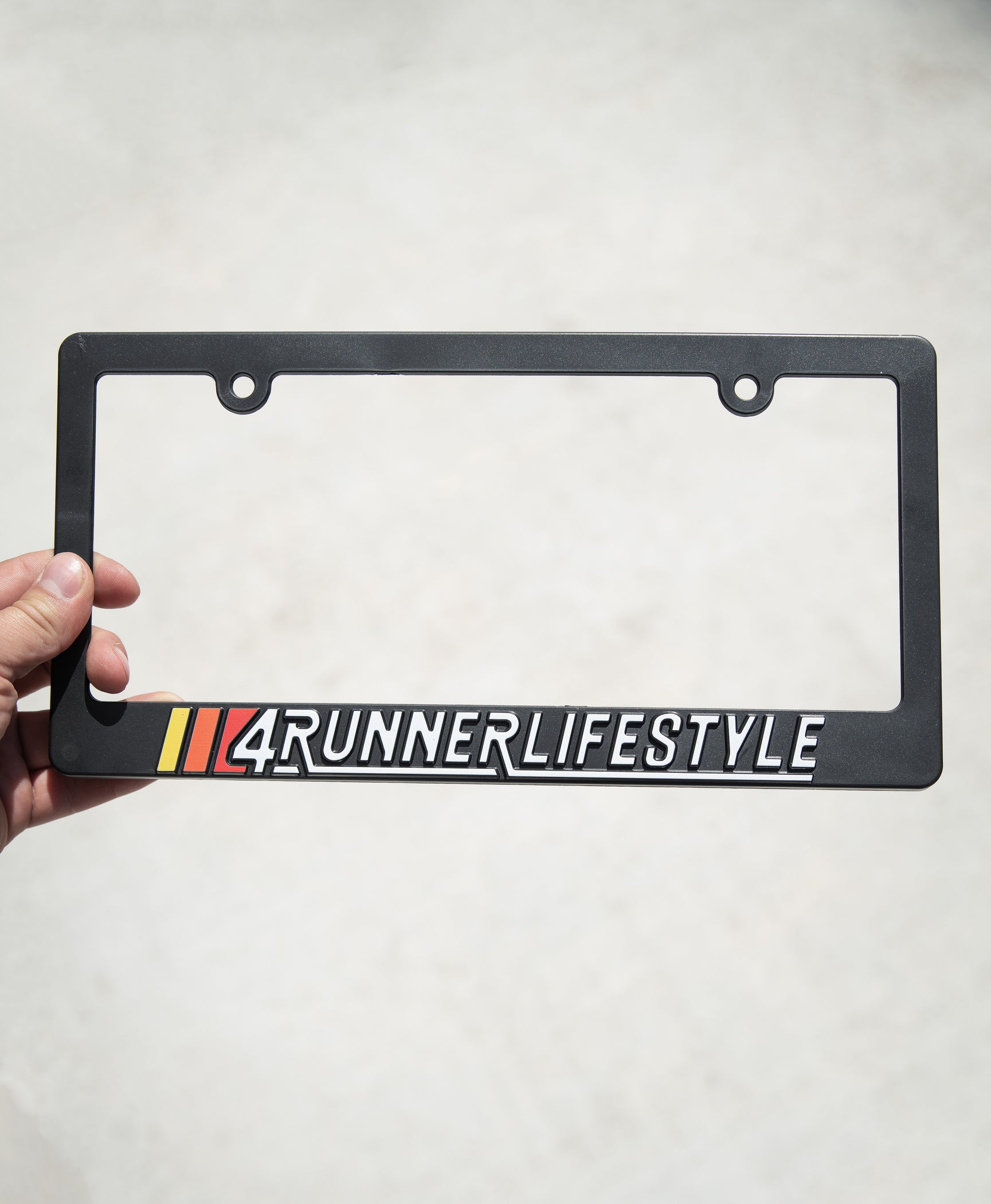 4Runner Lifestyle Heritage License Plate Frame For 4Runner (1996-2025)
