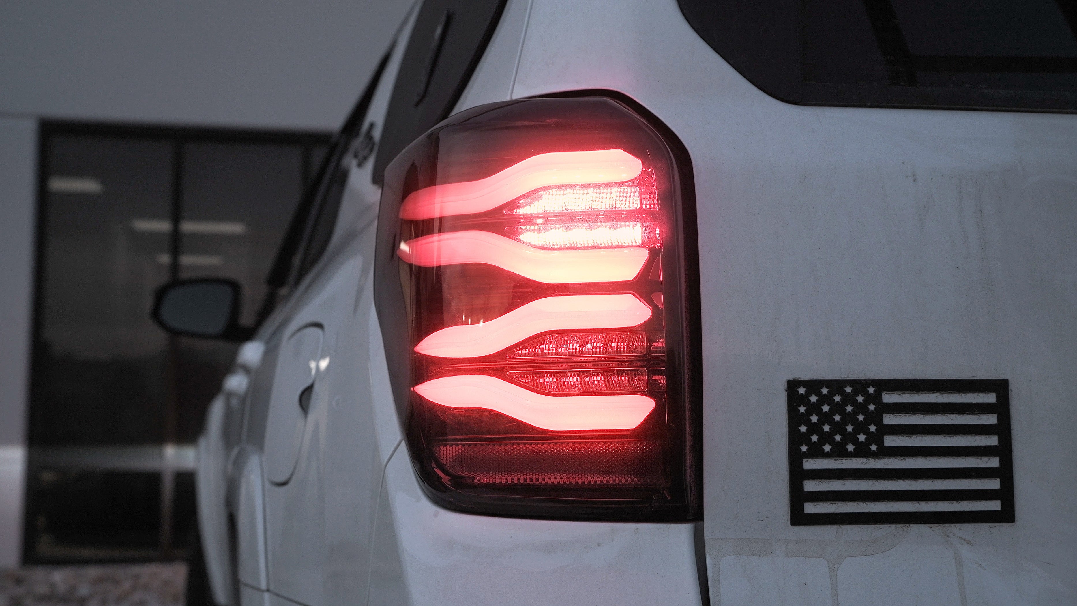 AlphaRex LUXX-Series Smoked Red LED Tail Lights For 4Runner (2010-2024 ...