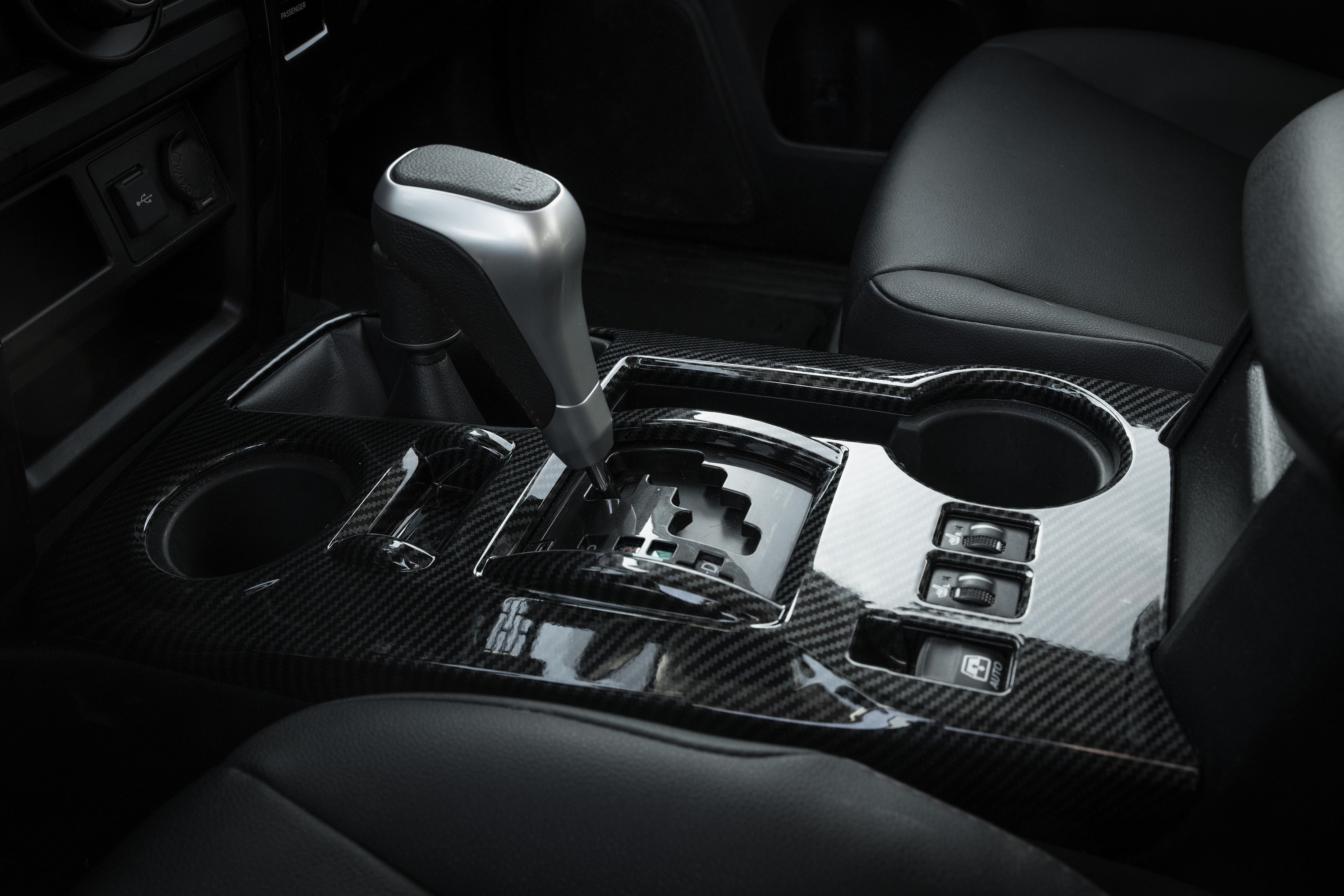 Cup Holder/Transfer Case Overlay (Manual Transfer Case) For 4Runner (2 ...