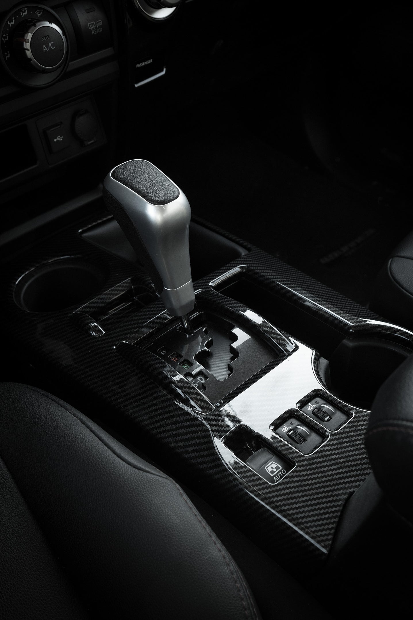 Cup Holder/Transfer Case Overlay (Manual Transfer Case) For 4Runner (2 ...