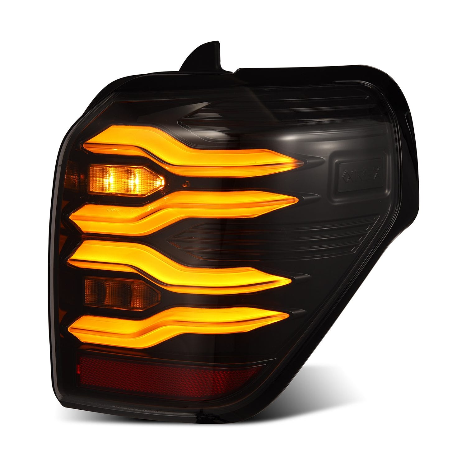 AlphaRex LUXX-Series Alpha Black LED Tail Lights For 4Runner (2010-202 ...