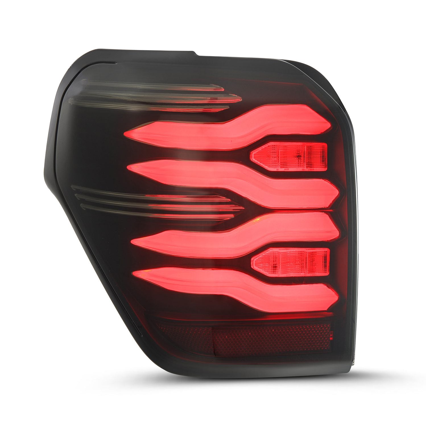 AlphaRex LUXX-Series Black LED Tail Lights For 4Runner (2010-2024 ...