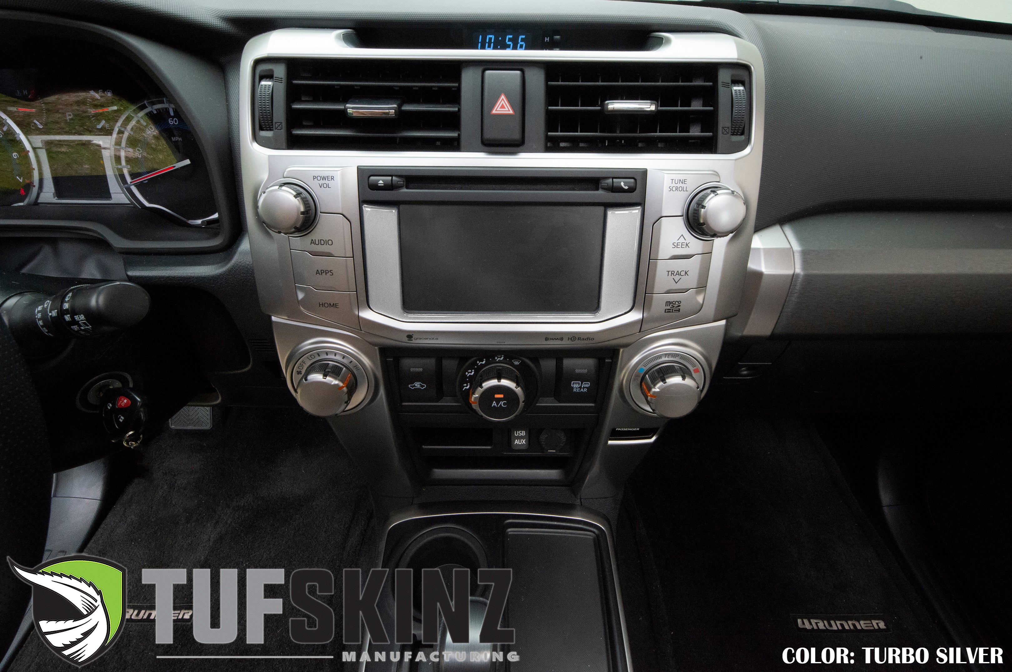 Tufskinz Lower Radio Display Accent Trim For 4Runner (2014-2024 ...