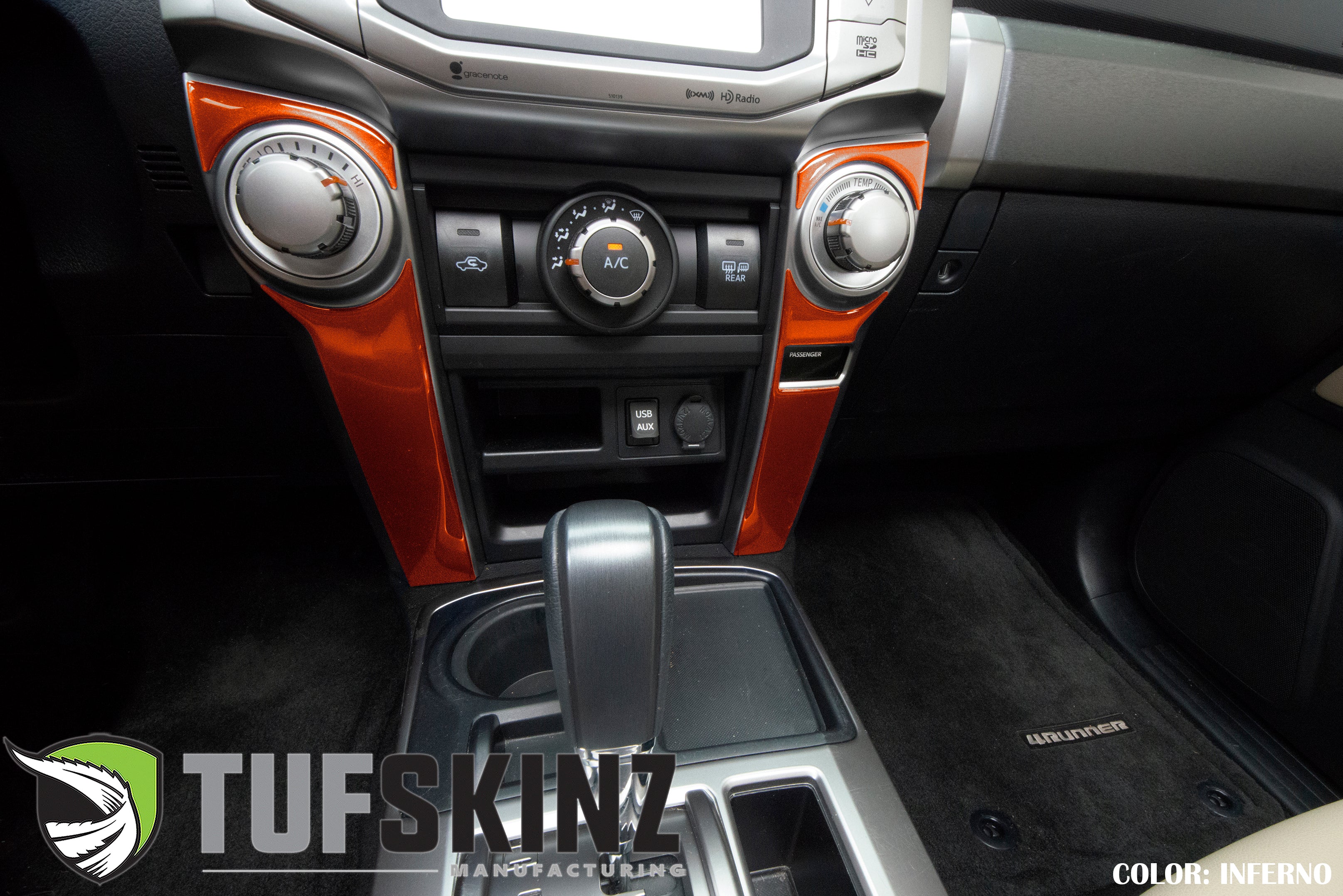 Tufskinz Climate Control Side Accent Trim For 4Runner (2014-2024 ...