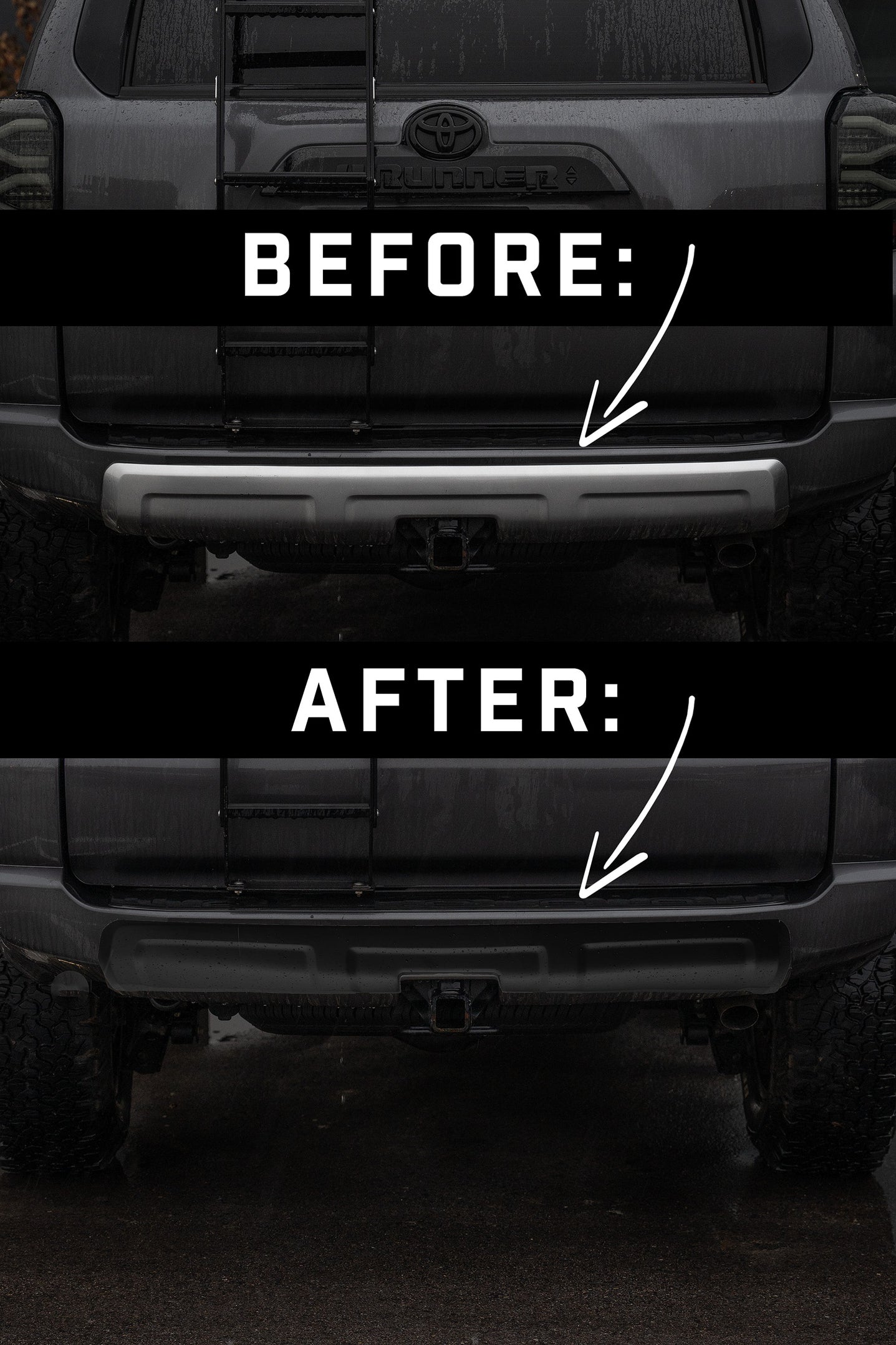 Black Lower Valance Front/Rear Replacement For 4Runner (2014-2024 ...