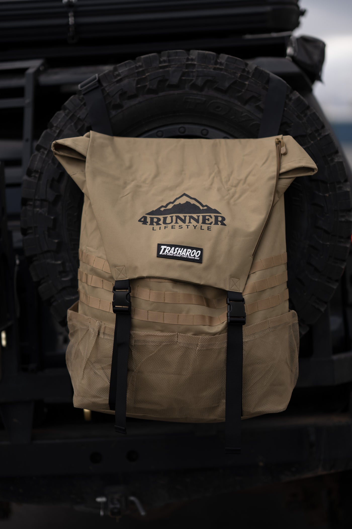 Trasharoo Spare Tire Trash Bag Tan — 4Runner Lifestyle